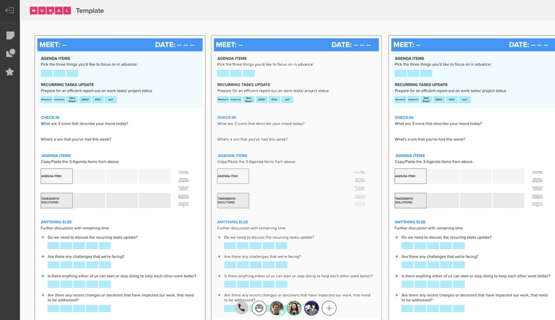 One-on-One Template | MURAL