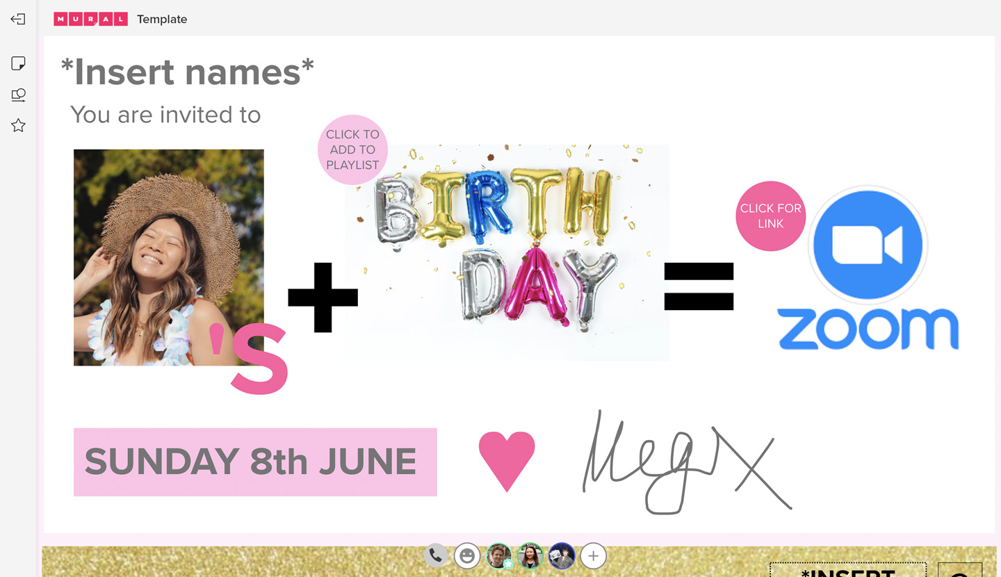 Virtual Invitation Template | MURAL