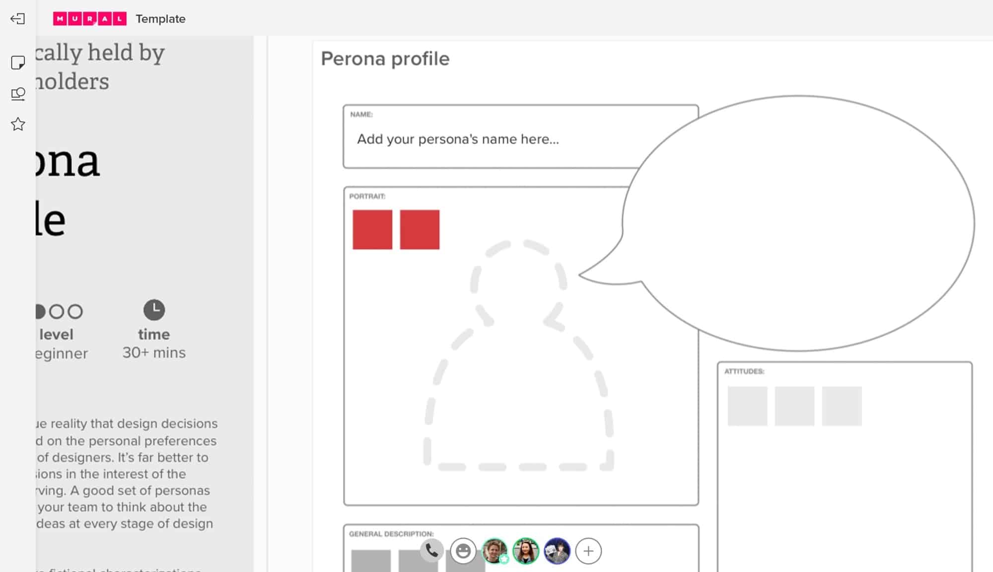 Persona Profile Template | MURAL