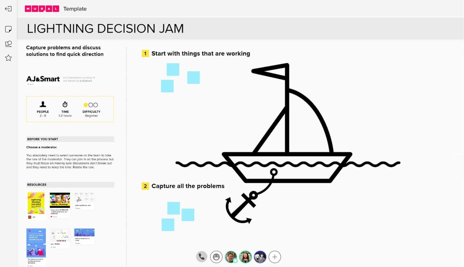 Lightning Decision Jam Template | MURAL
