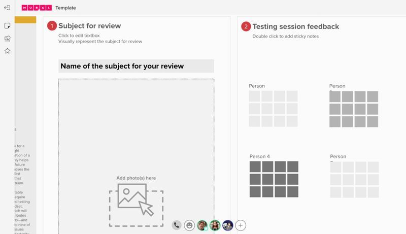Think-Aloud Testing Template | MURAL