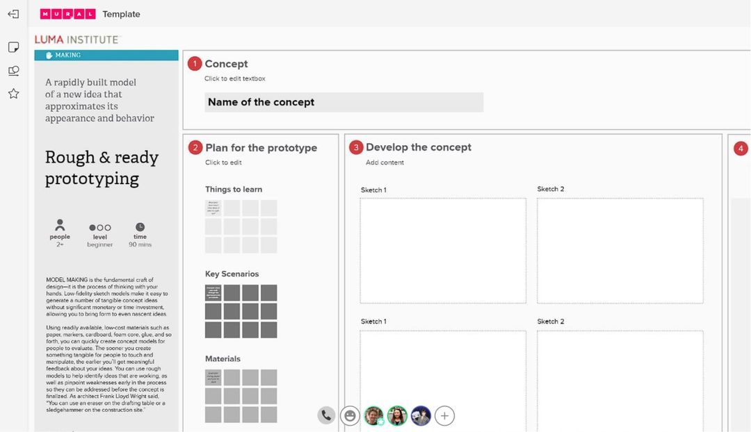 Rough and Ready Prototyping Template | MURAL
