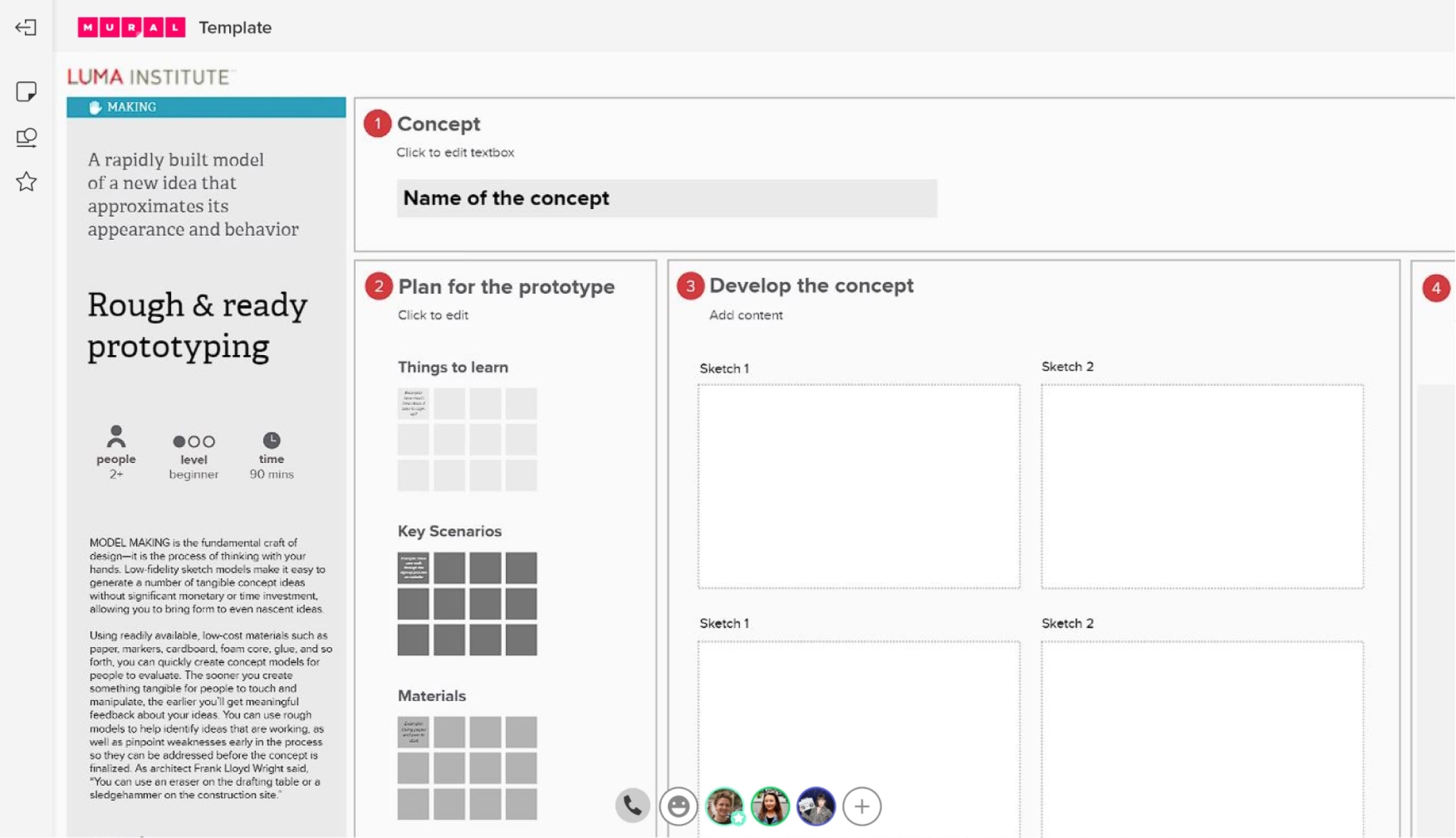 Rough and Ready Prototyping Template | MURAL