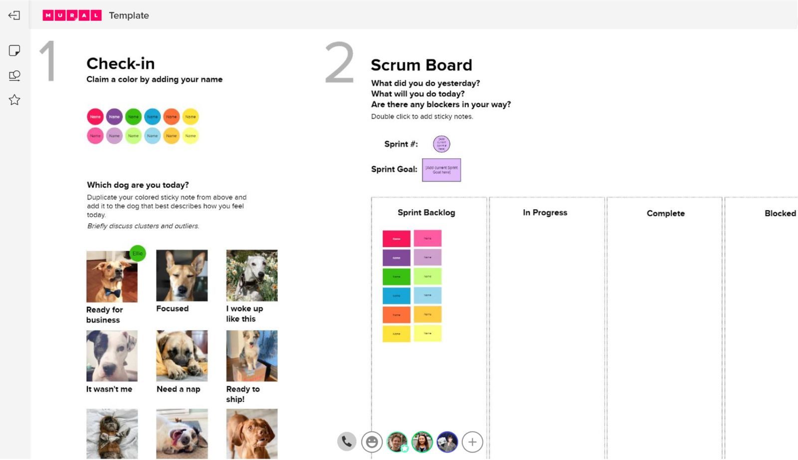 Daily Scrum Meeting Template | MURAL