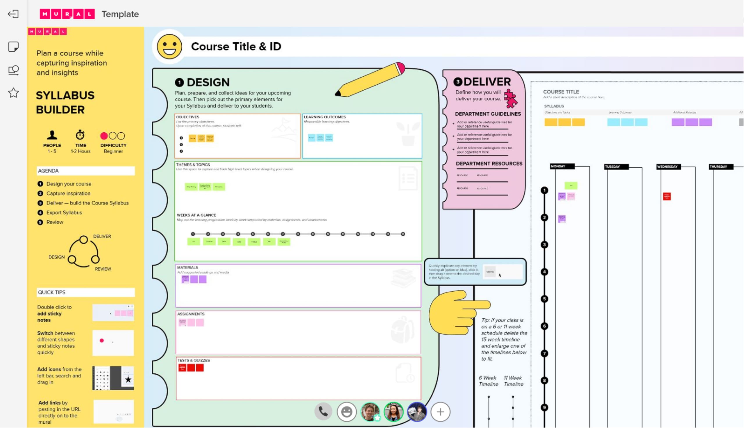Syllabus Builder Template | MURAL