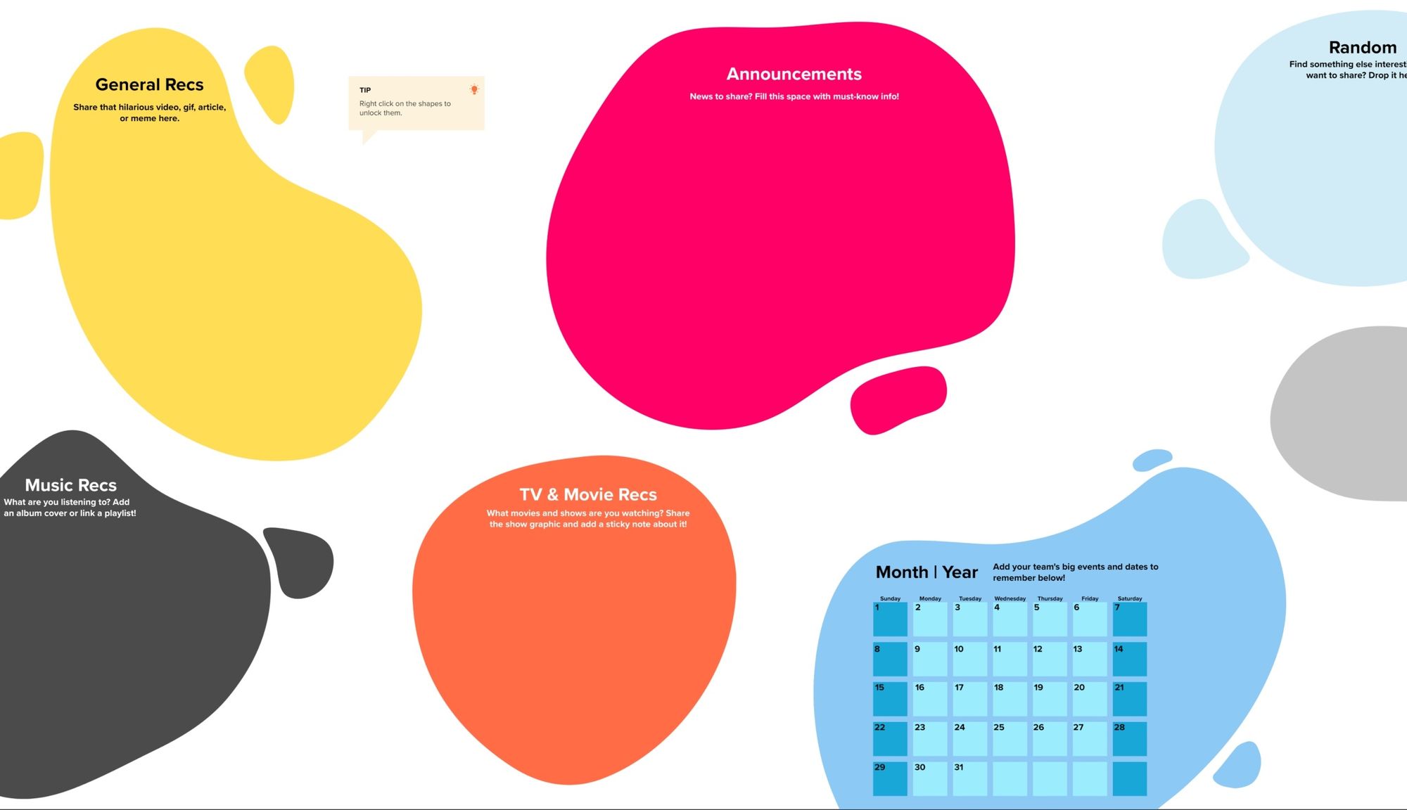 Virtual Water Cooler Template | MURAL