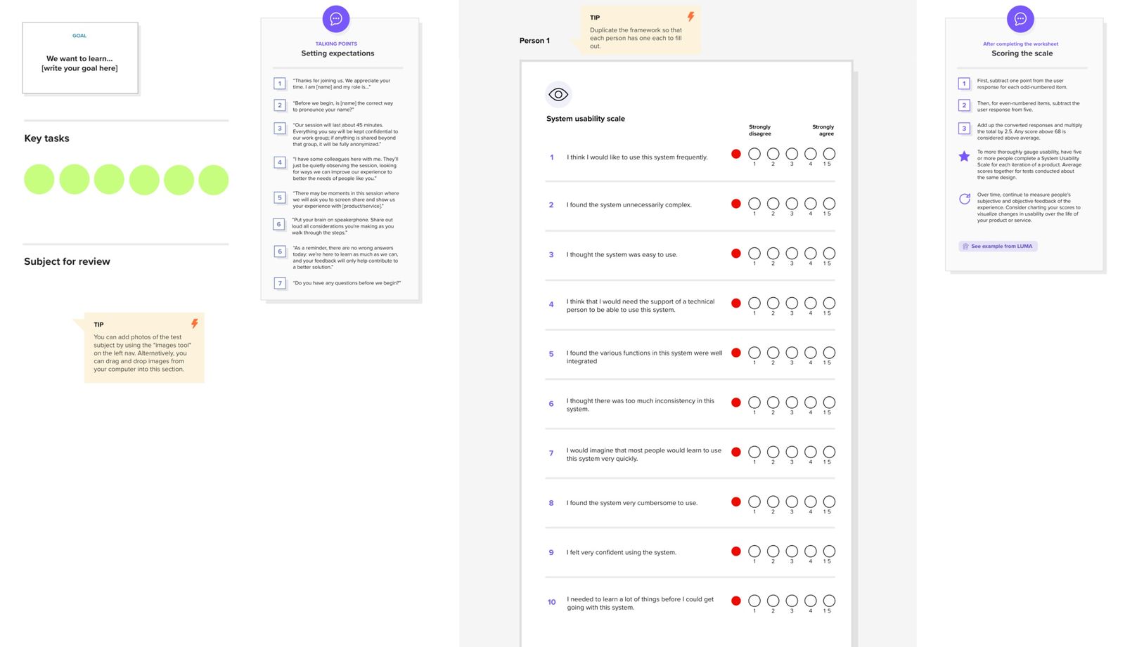 System Usability Scale Template | MURAL