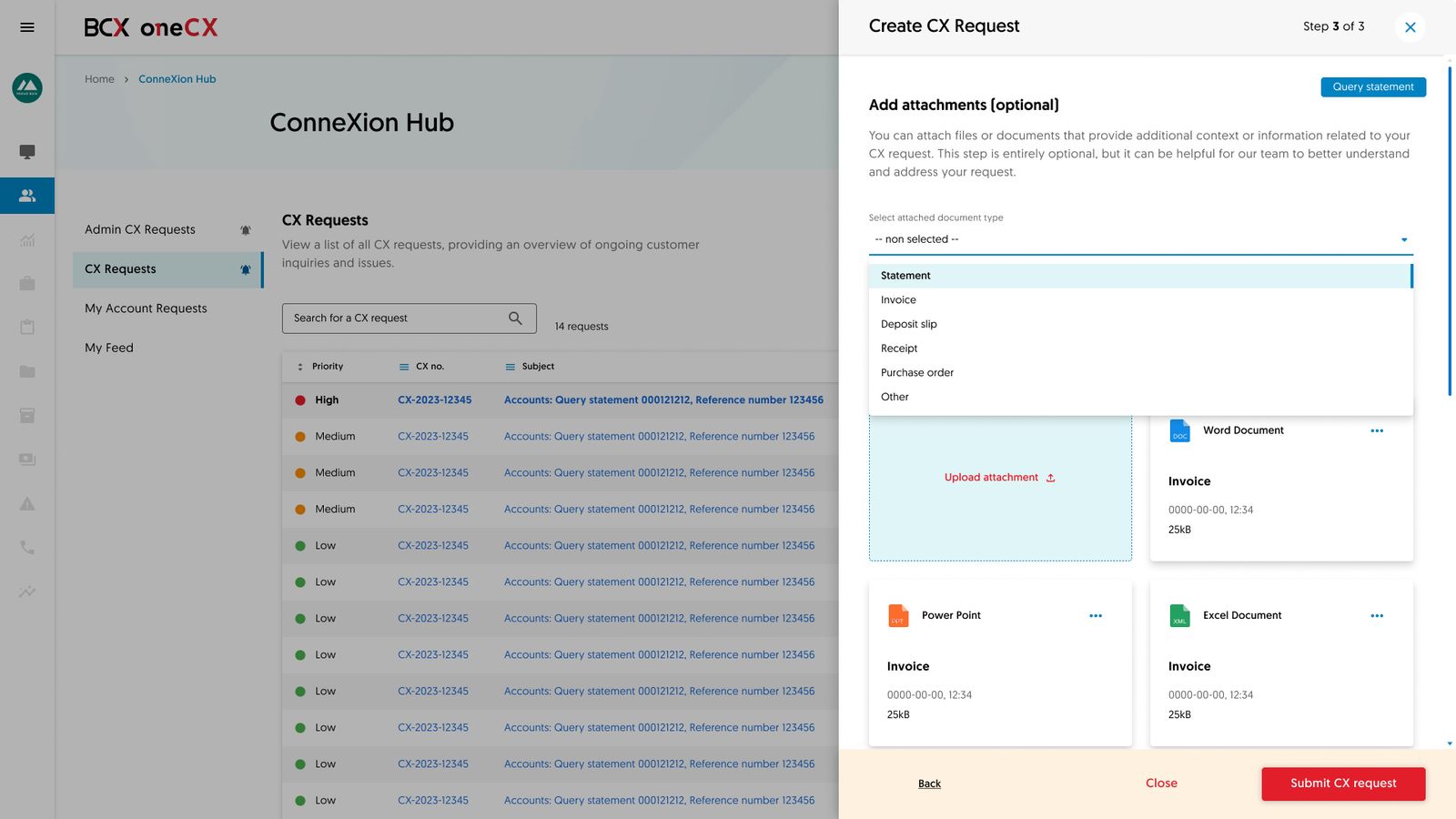 Project - BCX OneCX Engagement Hub