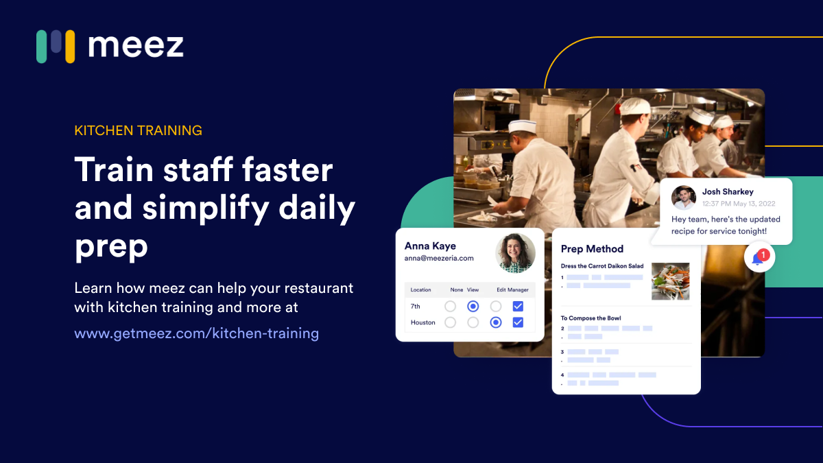 Kitchen Training Software: Train Back of House Staff Faster
