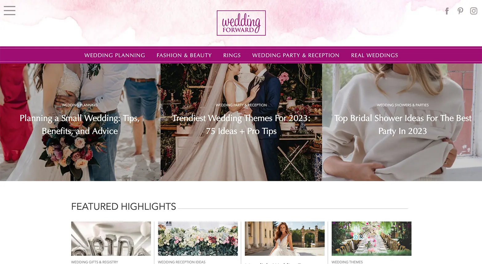 Get Inspired With These 27 Amazing Wedding Website Examples ...