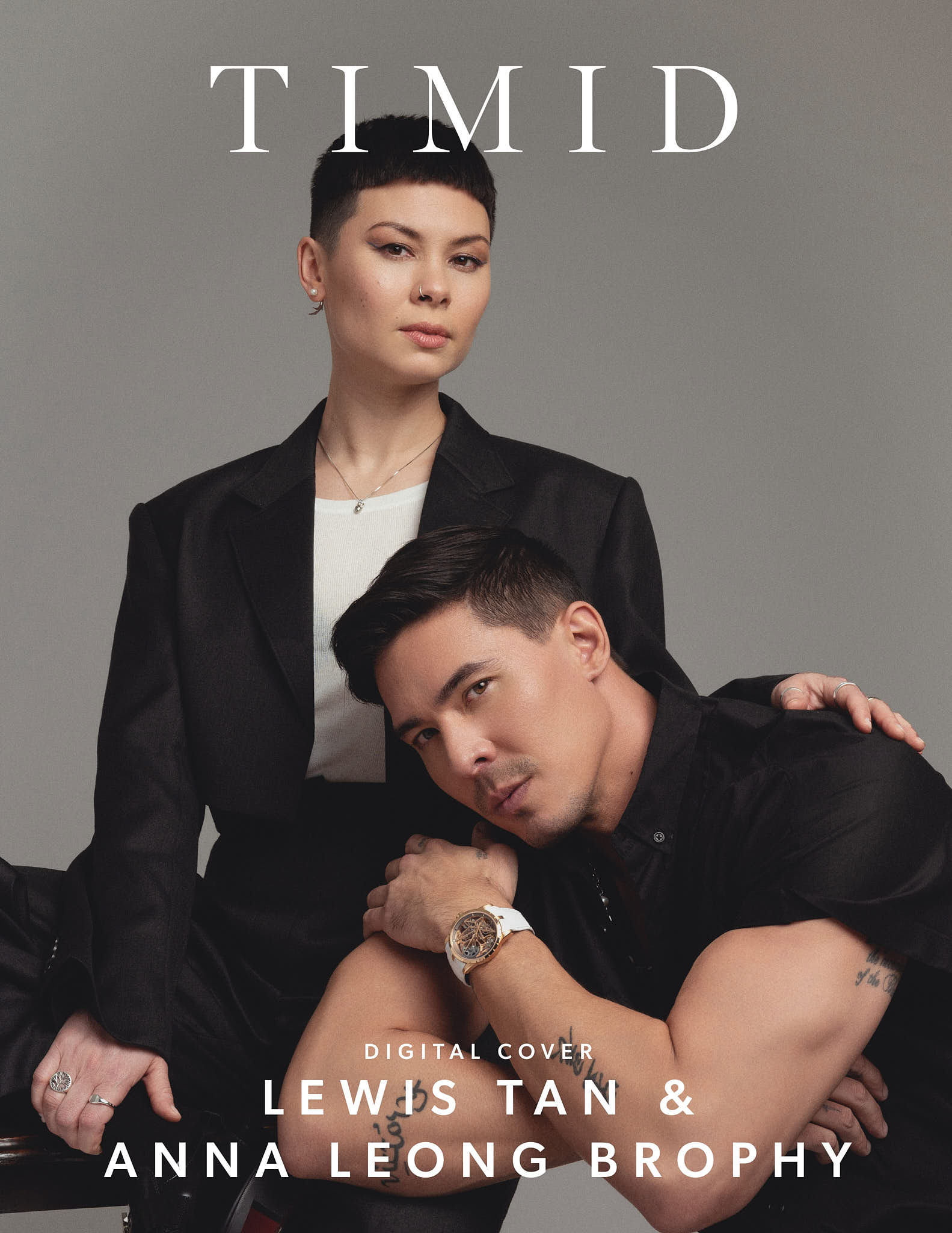 Timid Magazine | Lewis Tan & Anna Leong Brophy