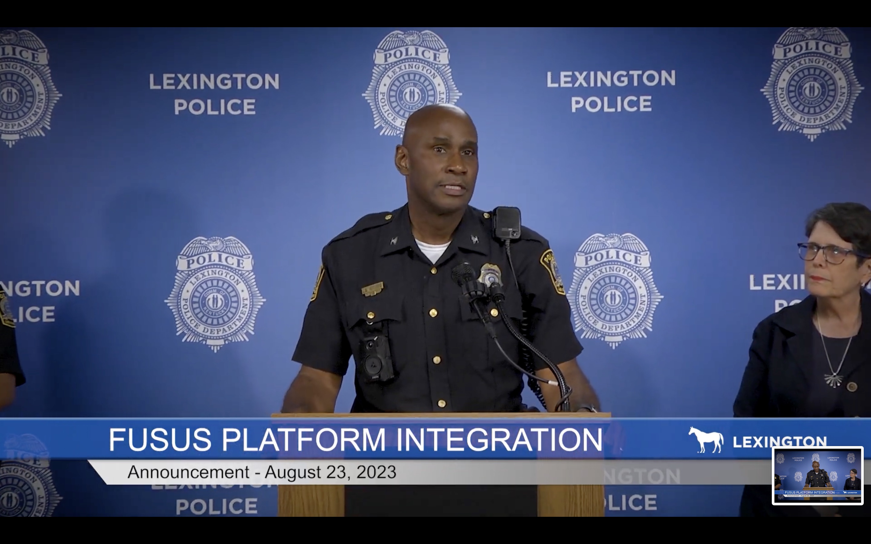 Lexington PD Adopts Fusus Public Safety Platform