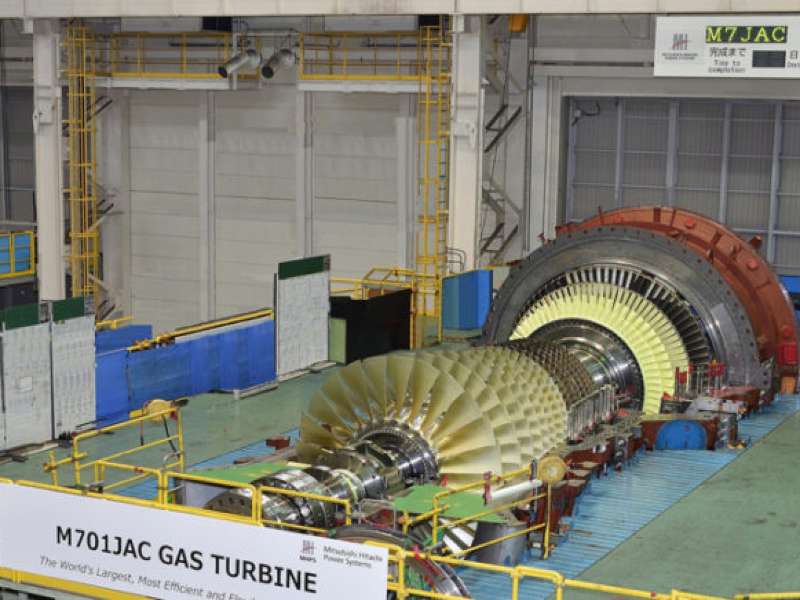 COMBINED CYCLE POWER PLANT GETS GAS TURBINES FROM MITSUBISHI