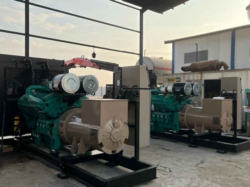 TWO 1000 KVA BACKUP DIESEL GENSETS SUPPLIED TO AN OXIDIZED BITUMEN ...