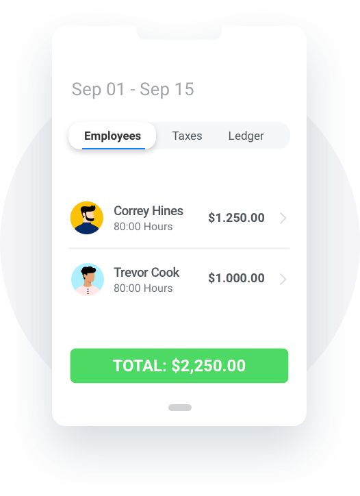 Run payroll in seconds with Hourly payroll software