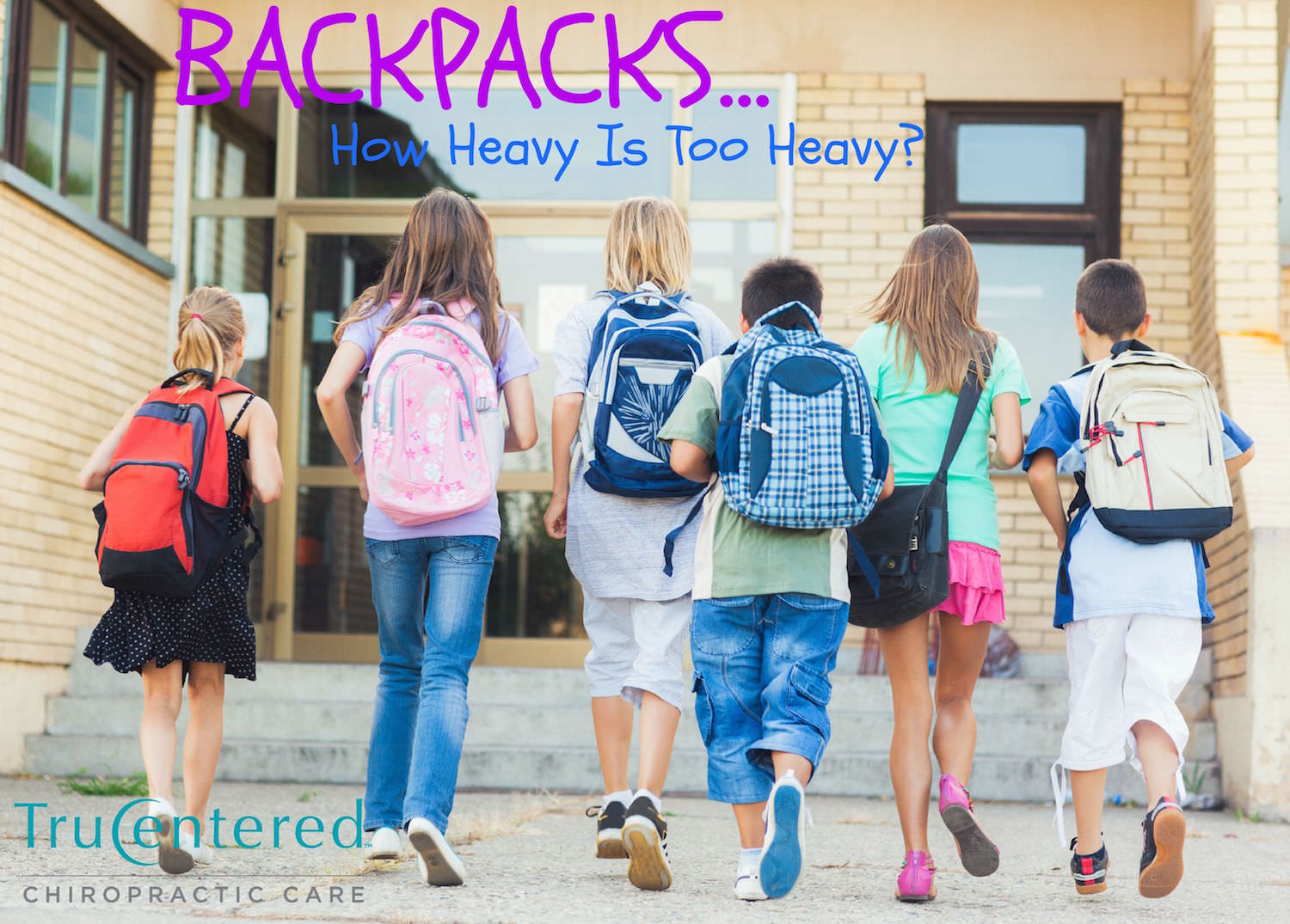 Backpacks: How Heavy Is Too Heavy? | TruCentered Chiropractic Care ...