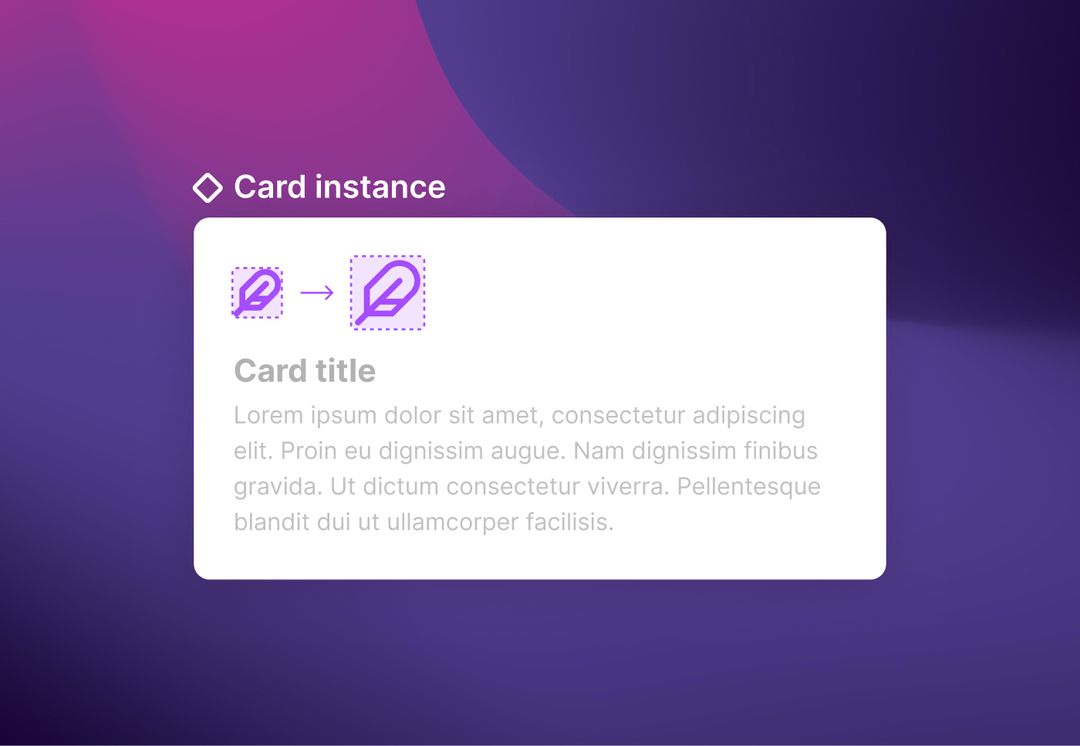 How to Resize Elements of a Component Instance — Figma