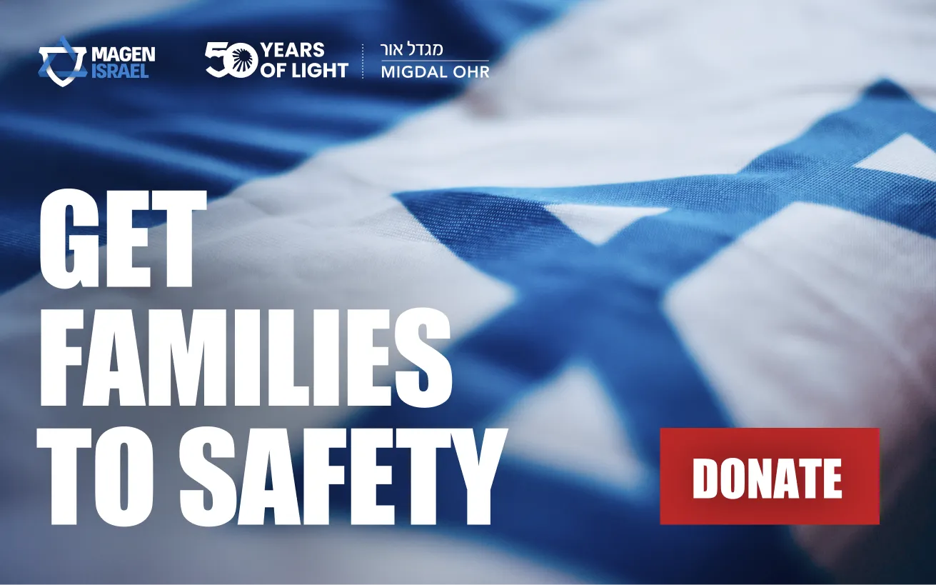 Israel's Shield Emergency Appeal: Unite to Protect Lives.