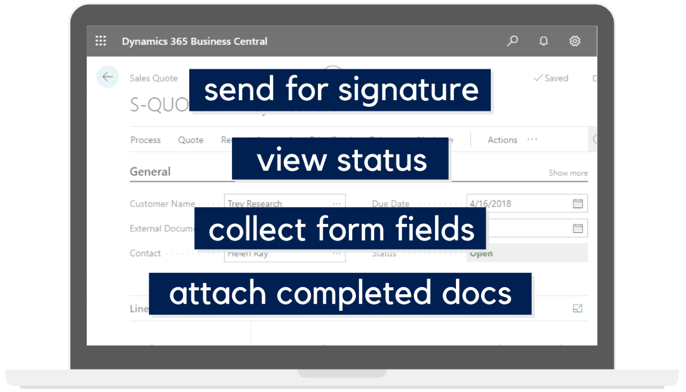 Add DocuSign eSignature to Dynamics 365 Business Central