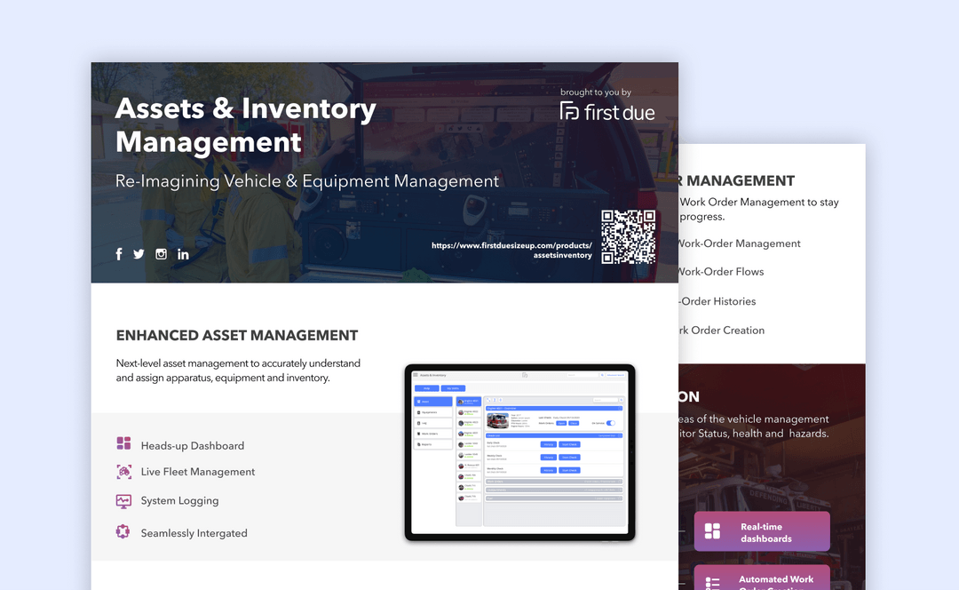 First Due: Assets & Inventory Management