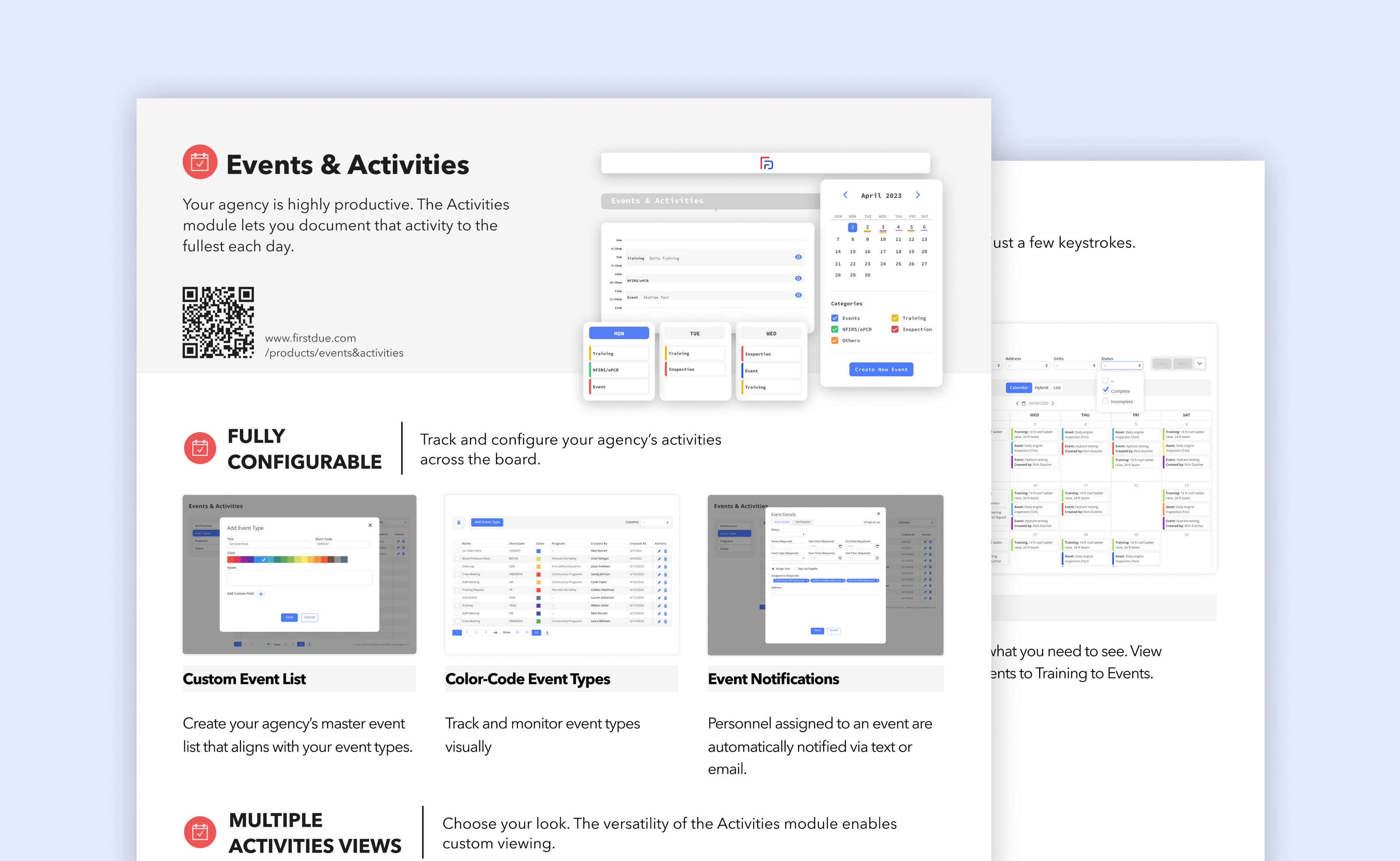 First Due: Events & Activities