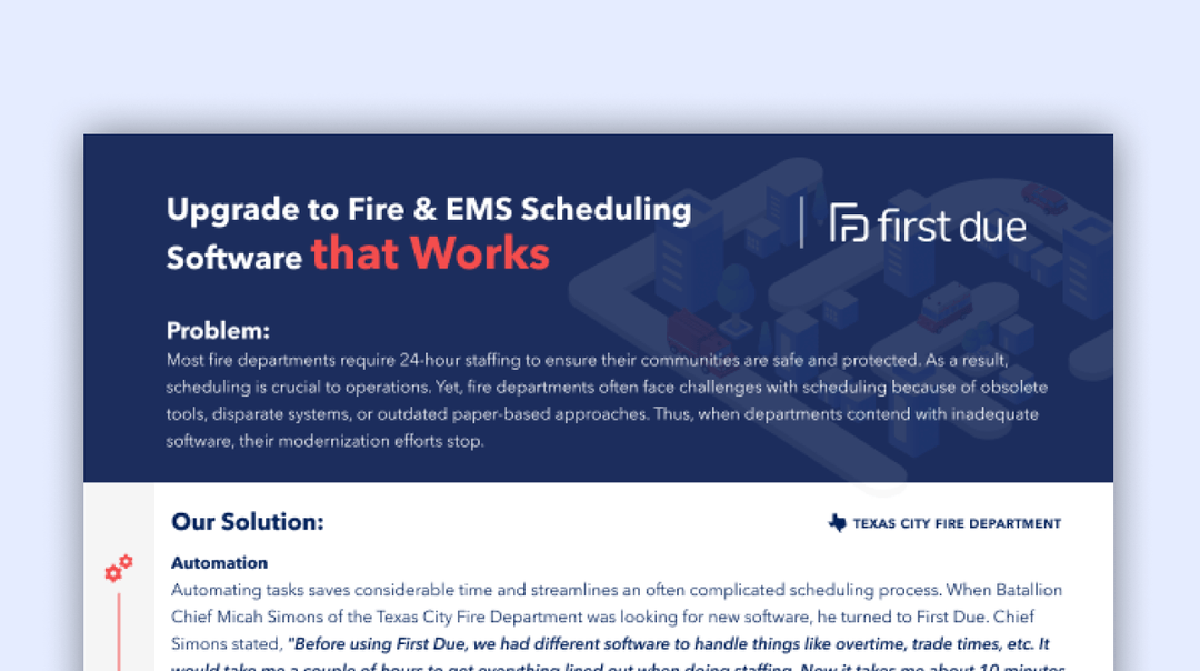 First Due: Community Connect