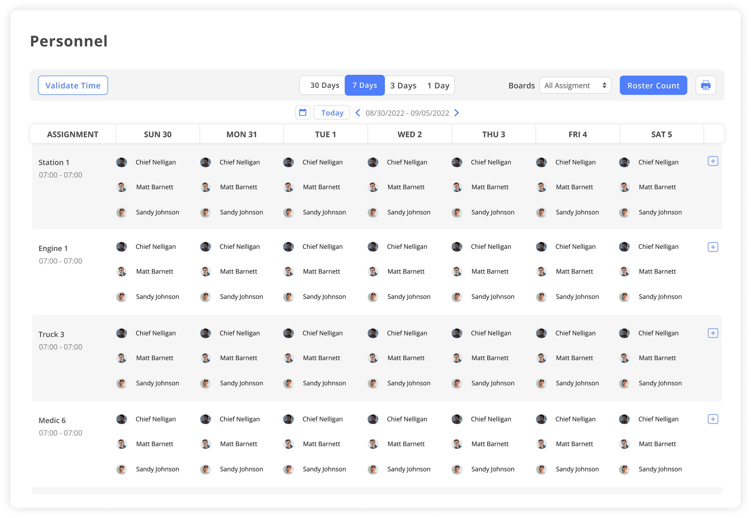 Scheduling & Personnel | Fire & EMS Personnel Scheduling Software