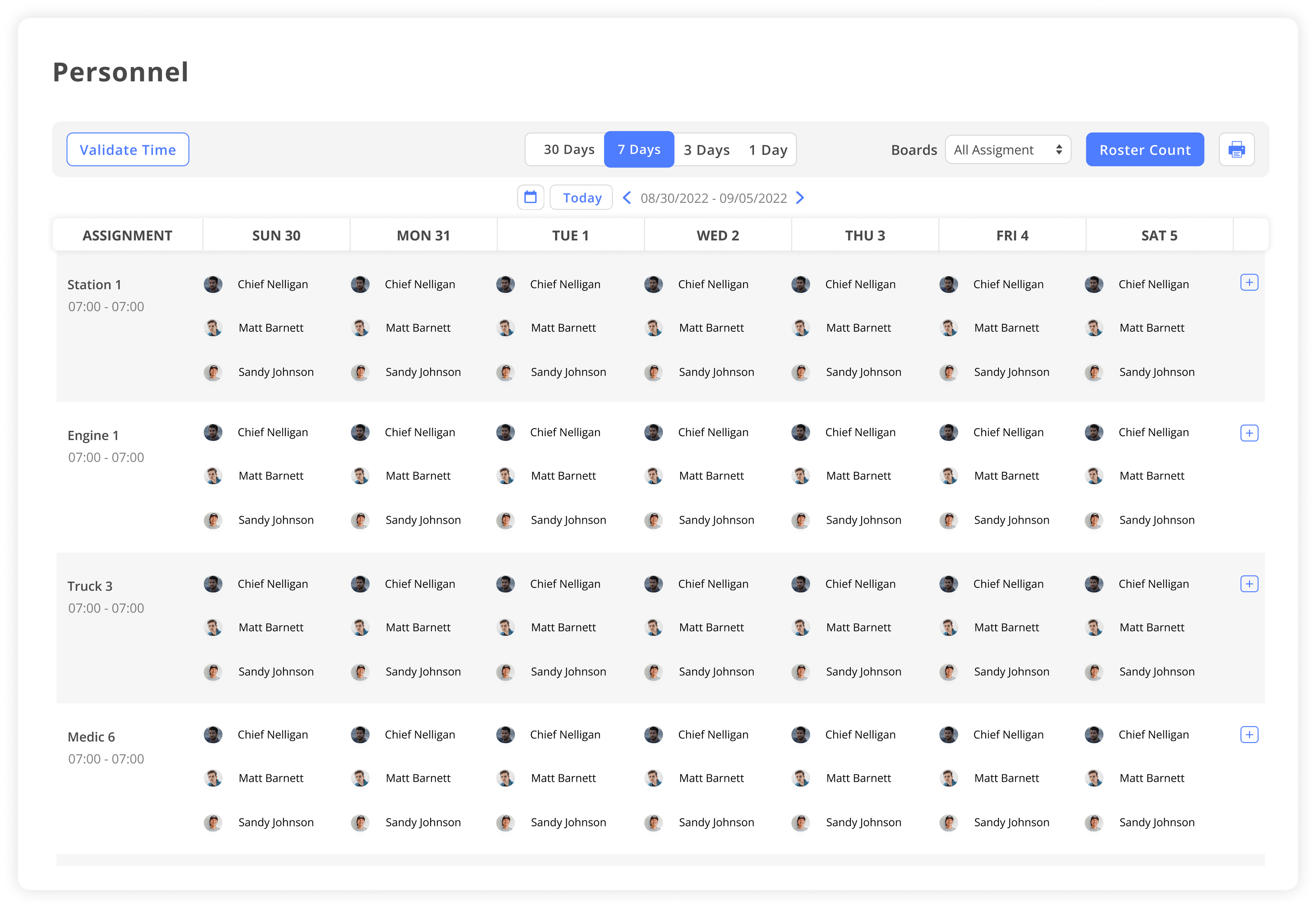 Scheduling & Personnel | Fire & EMS Personnel Scheduling Software