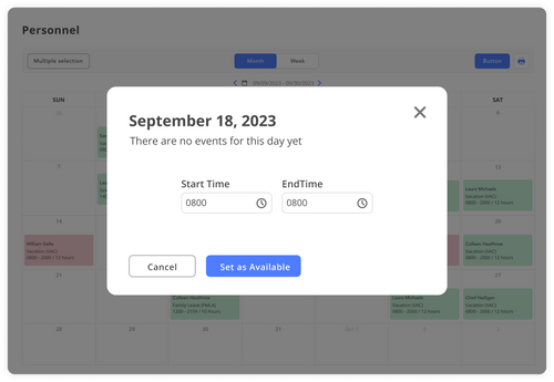 Scheduling & Personnel | Fire & EMS Personnel Scheduling Software