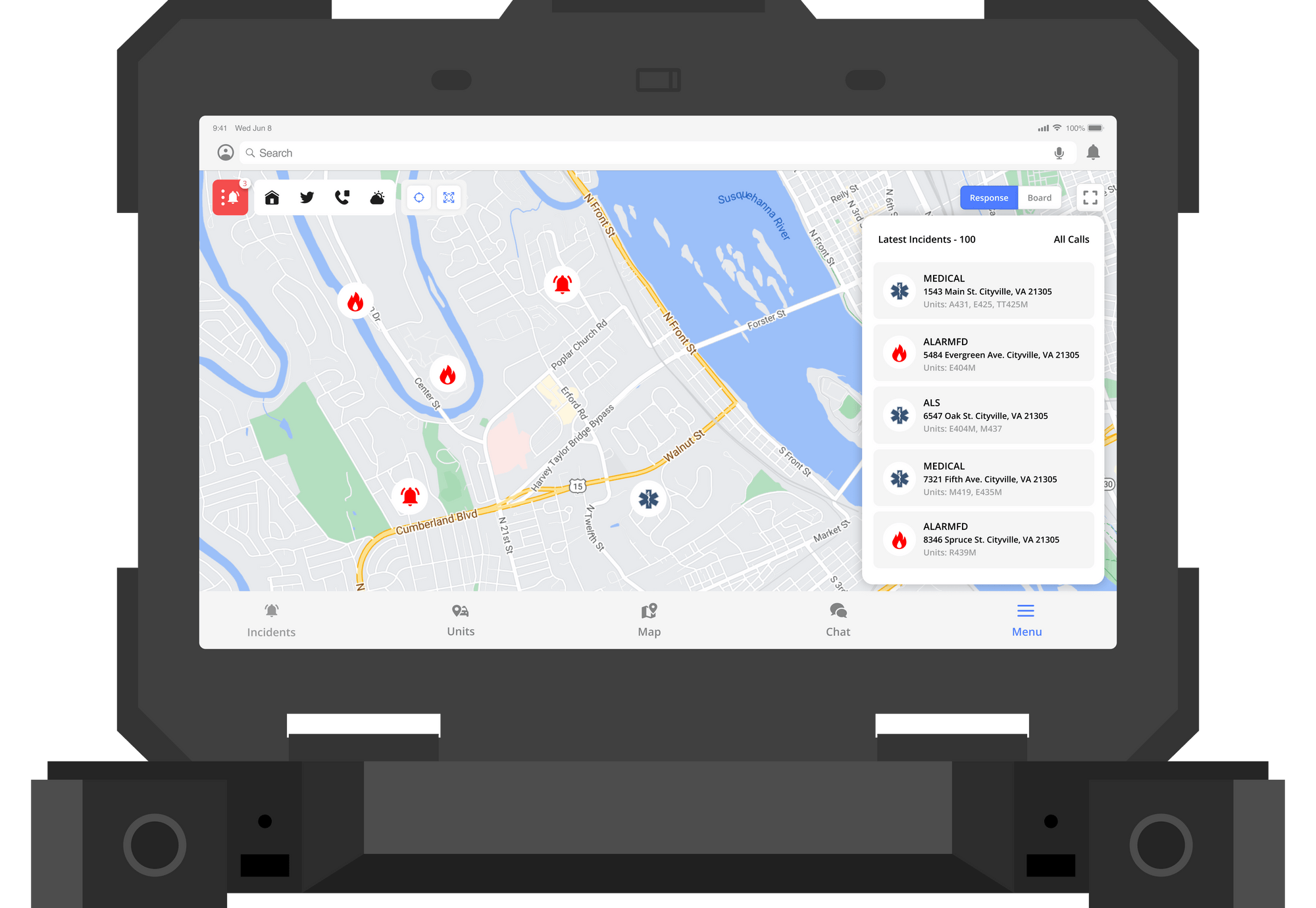 Mobile Responder | First Responder App | Fire Response App