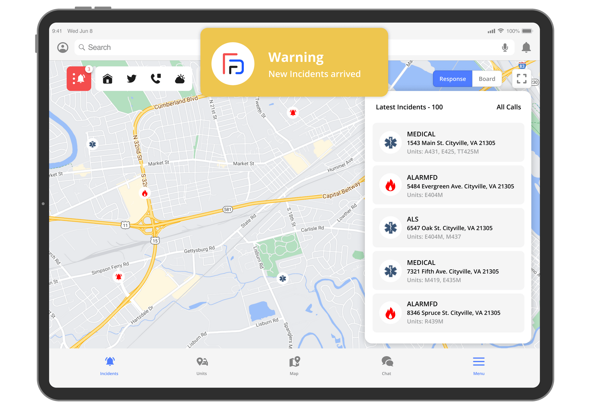 Mobile Responder | First Responder App | Fire Response App