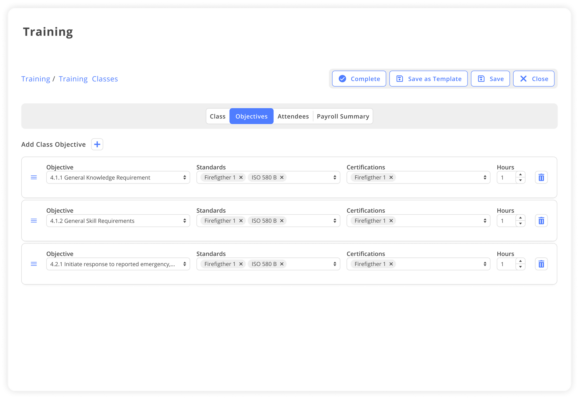 First Due | Training