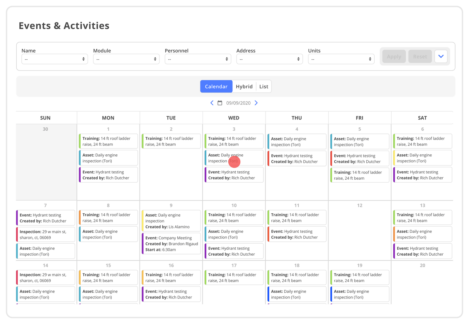 First Due | Fire Department Events & Activities Software