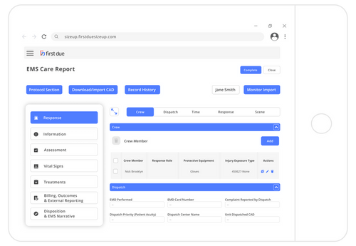 ePCR Software | ePCR Reporting Software for EMS and Fire