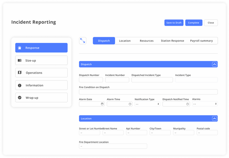 NFIRS Reporting Software | Fire Incident Reporting Software