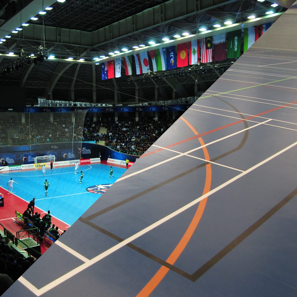Artificial Indoor Football Sports Fields - Belgotex Sport