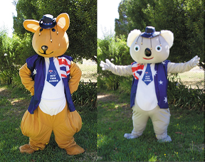 Details About - Australian Themed Characters