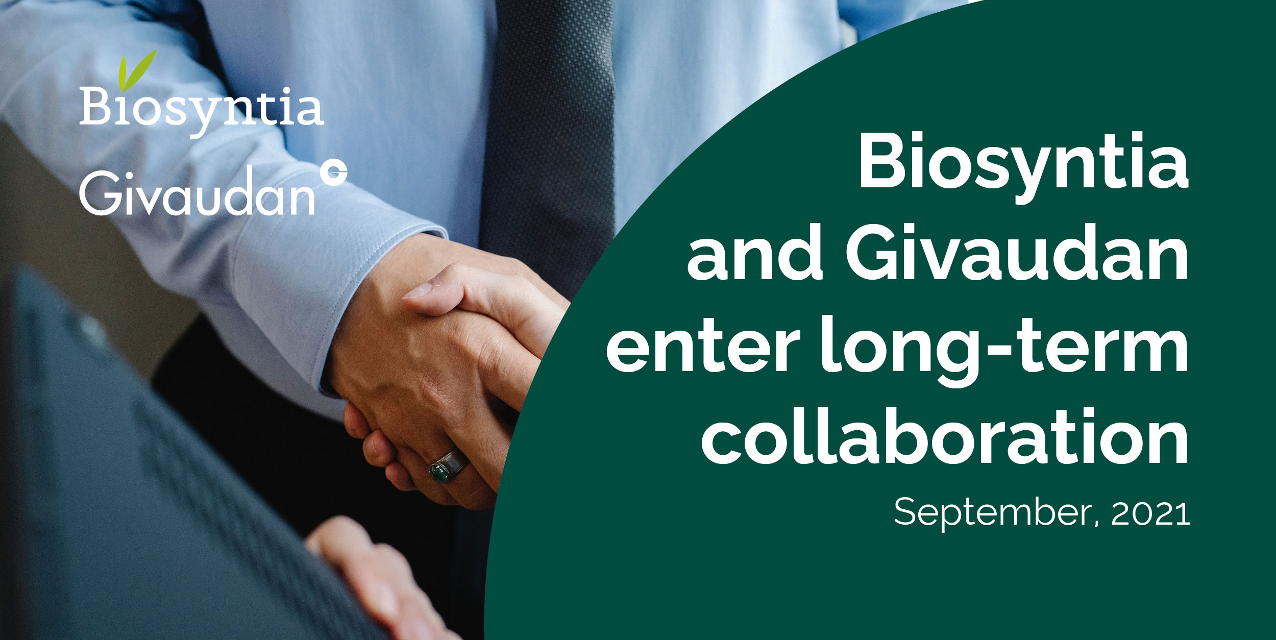 Biosyntia and Givaudan enter long-term partnership