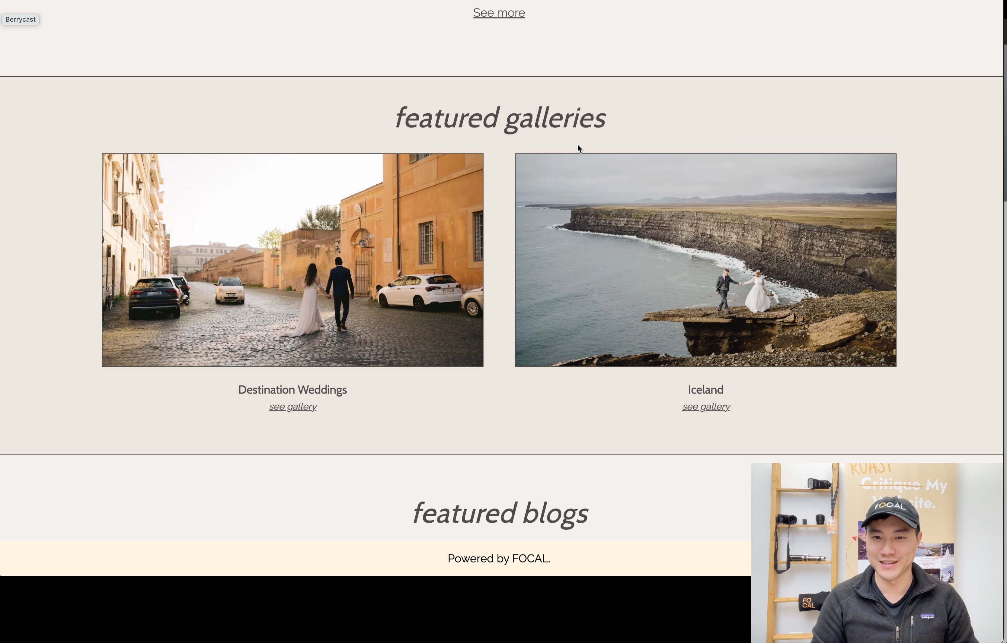 How to Feature Galleries on your Focal Website - Knowledge Base | Focal
