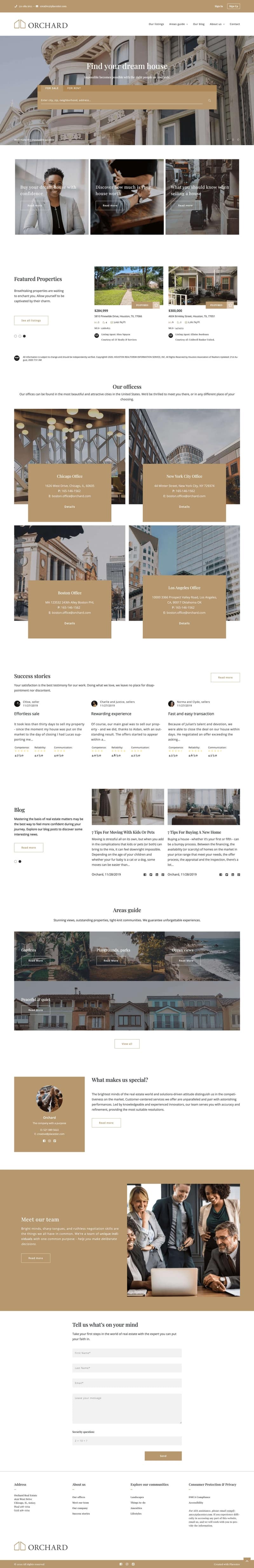 Real Estate Website Designs – Website Templates | Placester