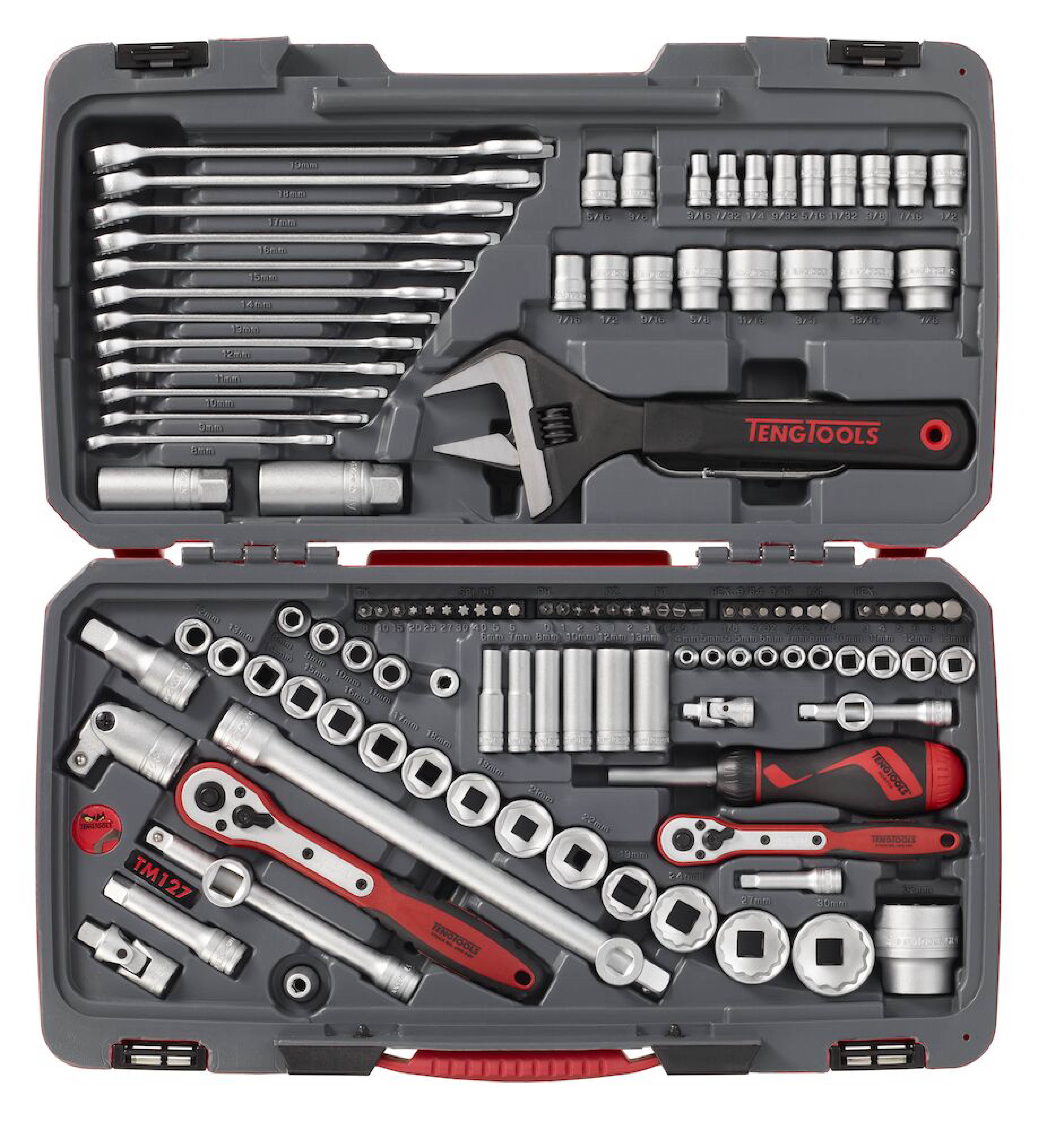 race-store.co.uk - TM127 Tool set mixed drives 127pcs