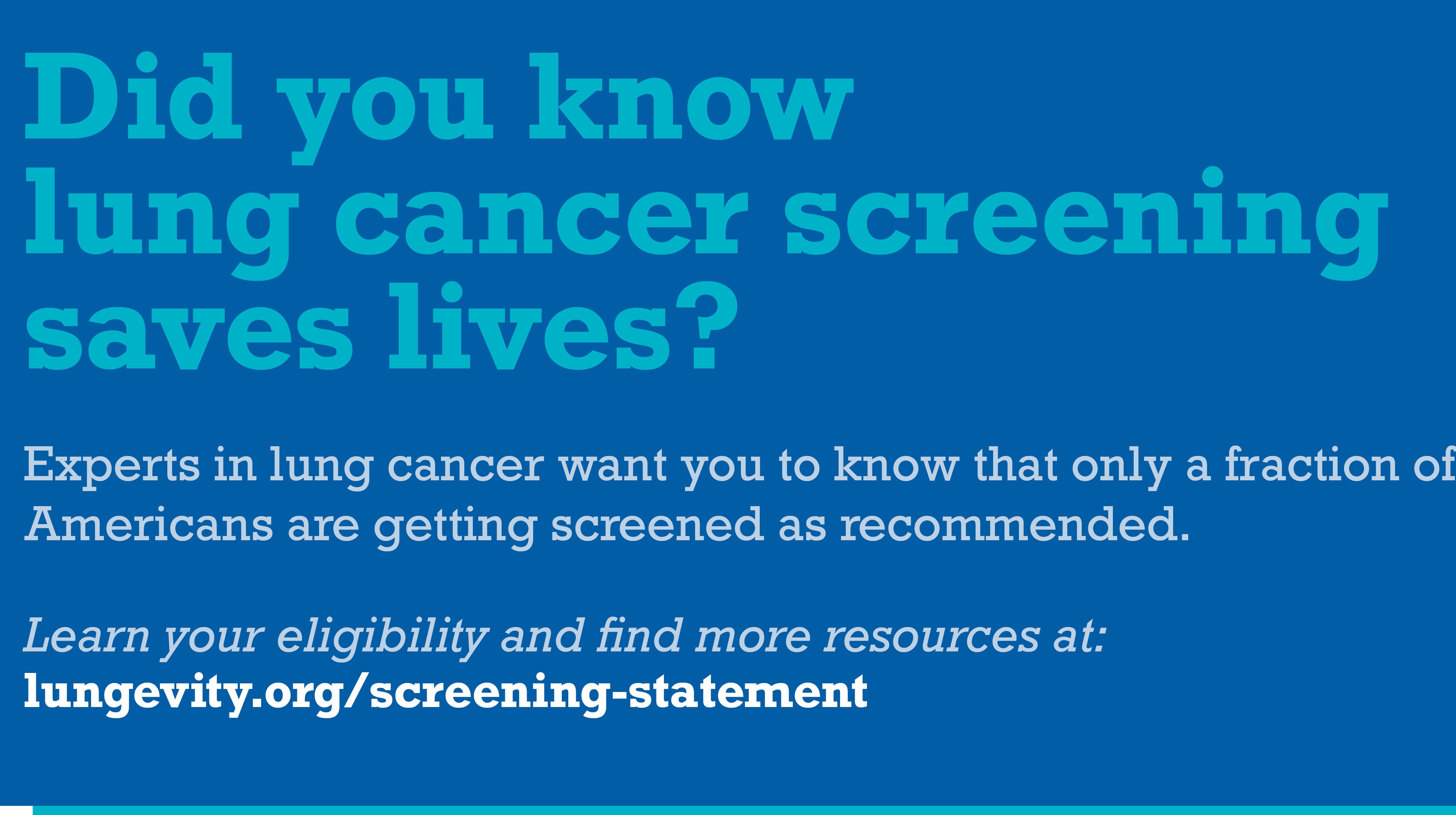 Call for Increased Lung Cancer Screenings | Louisiana Cancer Research ...