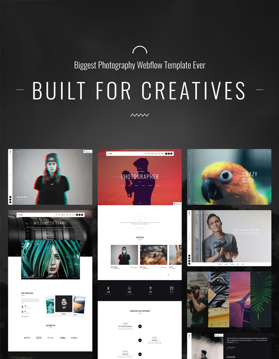 Frame - Creative HTML5 Responsive Website Template