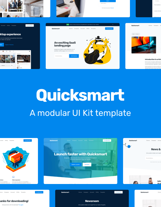 Quicksmart - SaaS HTML5 Responsive Website Template