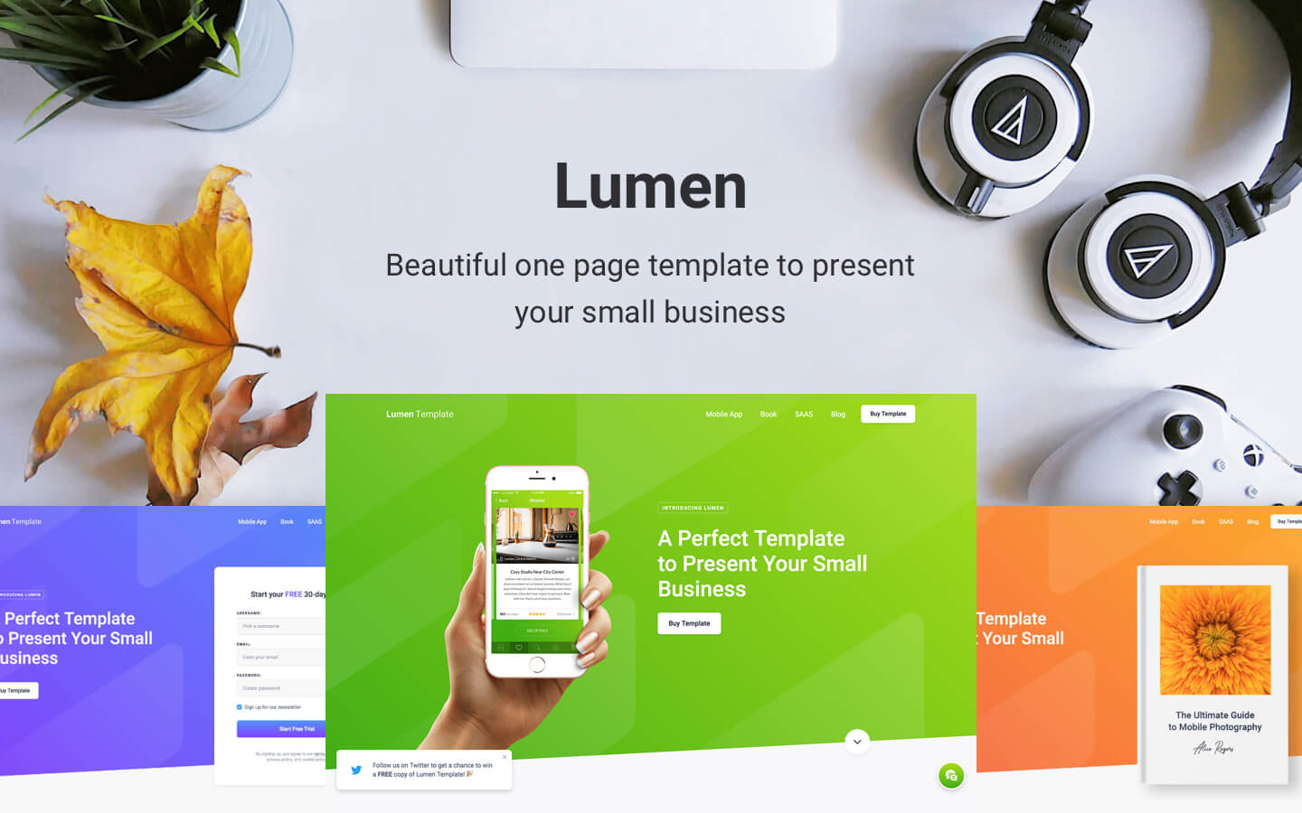 Lumen - Business HTML5 Responsive Website Template