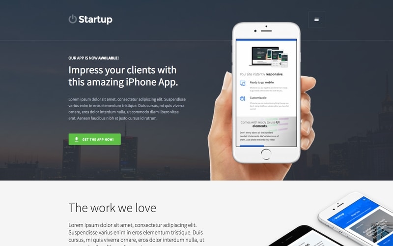 Startup - Startup HTML5 Responsive Website Template