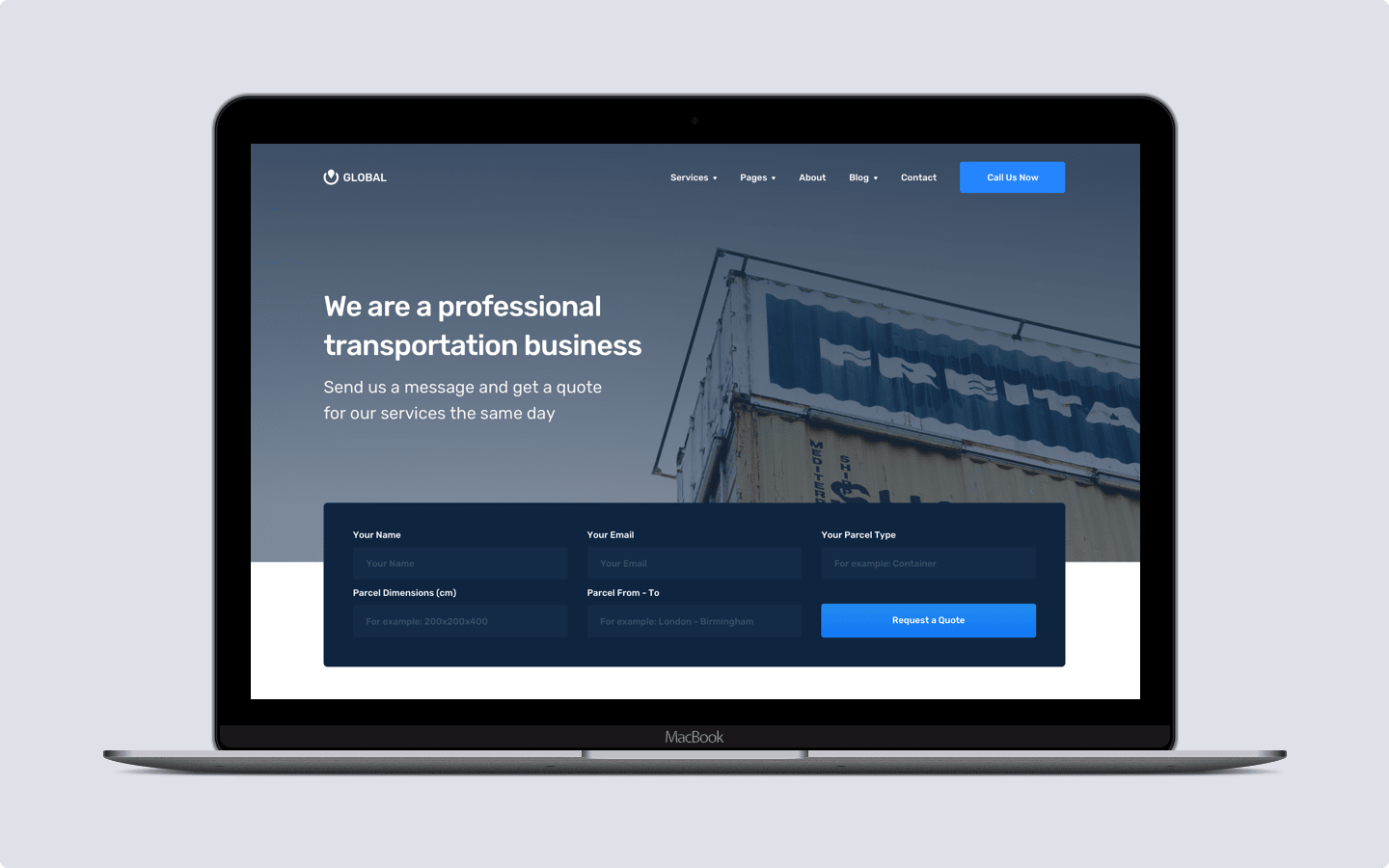 Global - Transport HTML5 Responsive Website Template
