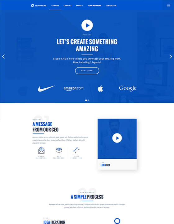 Studio CMS - Agency HTML5 Responsive Website Template