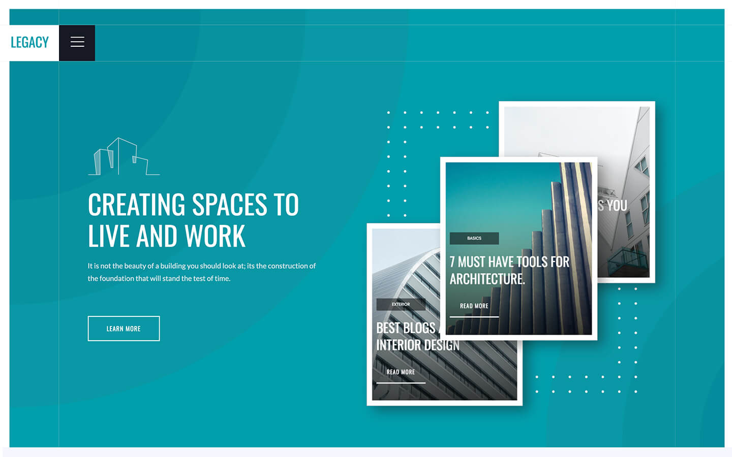 Legacy - Architecture HTML5 Responsive Website Template