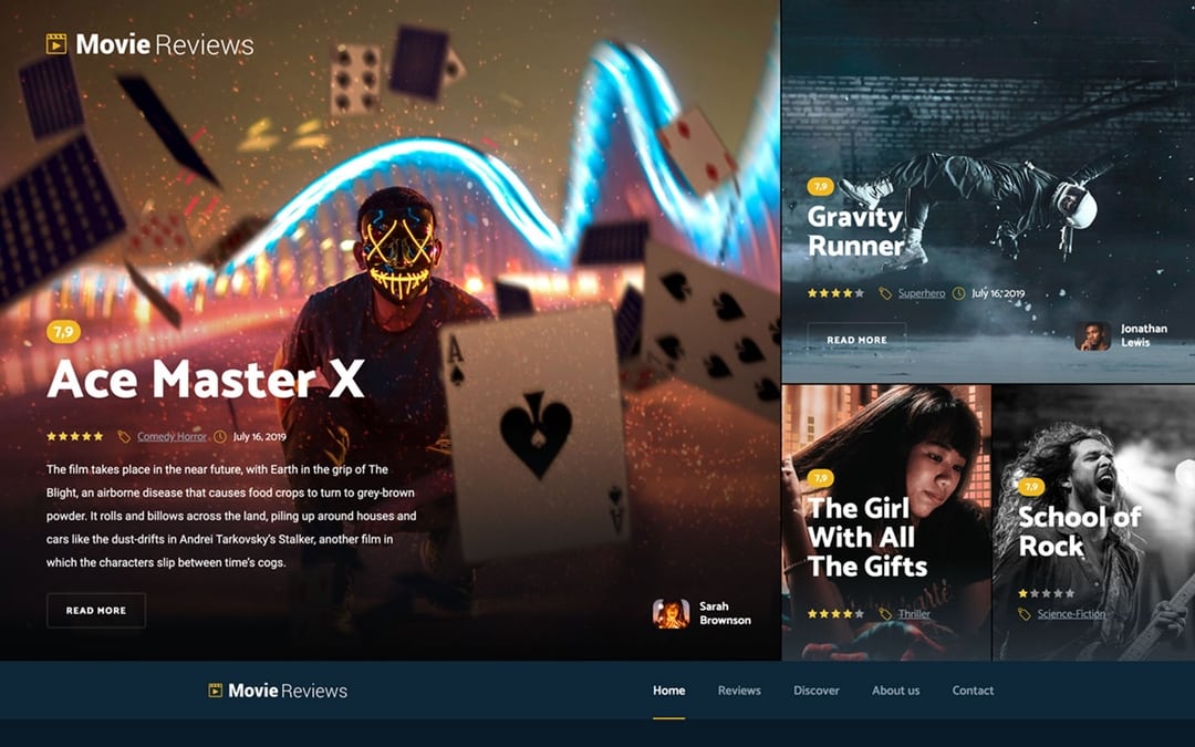 Movie - Movie HTML5 Responsive Website Template